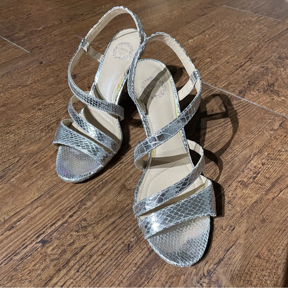 I.Miller | Shoes | Silver Metallic Disco Shine Snake Vegan Leather ...